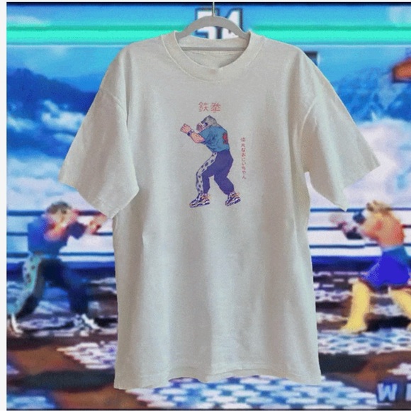 PARALLEL | Shirts | Parallel King Tekken Off White Graphic Tshirt ...